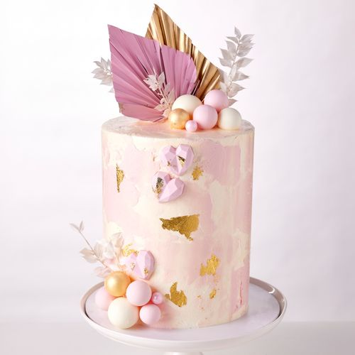 Fans & Flora Gold Leaf Cake | Ferguson Plarre's Bakehouse